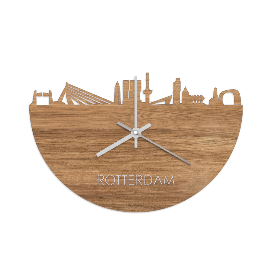 Skyline Rotterdam van hout voor ieder interieur - WoodWideCities